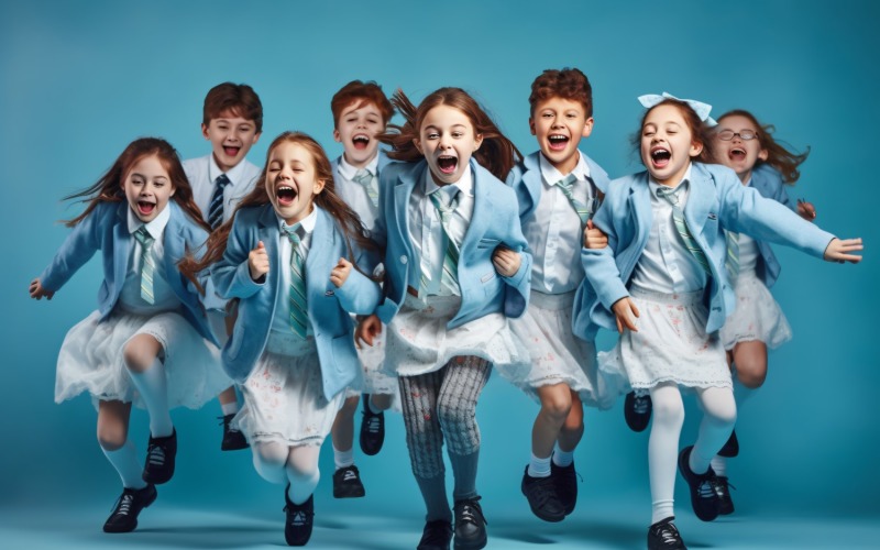 Exciting Back to School Kids Ready for Class Adventure 42