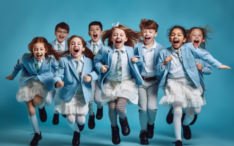 Exciting Back to School Kids Ready for Class Adventure 43