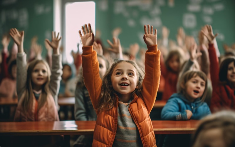 Back to School Joy Student Embrace Learning Journey 138