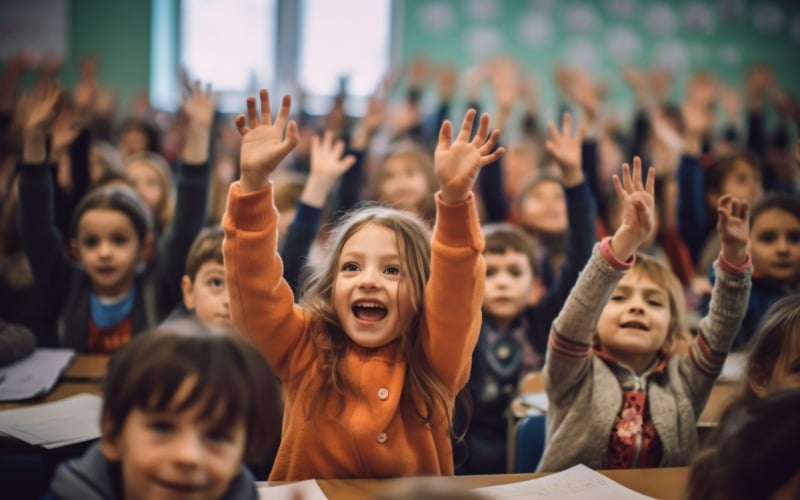 Back to School Joy Student Embrace Learning Journey 139