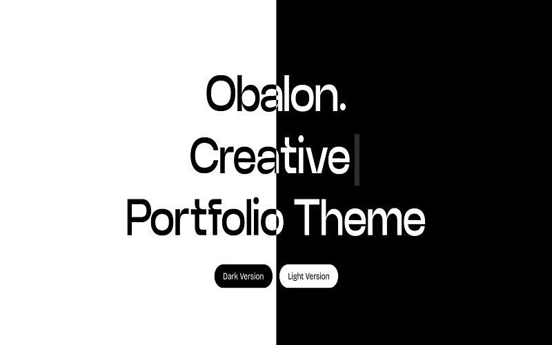 Obalon - Digital Agency and Portfolio Template