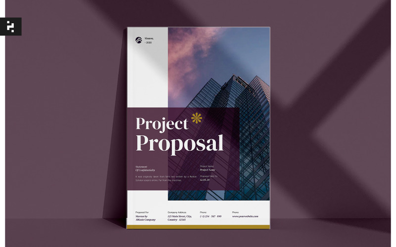 Minimal Corporate Project Proposal #413327 - TemplateMonster