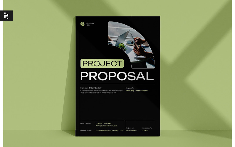 Propuesta de proyecto corporativo negro - TemplateMonster