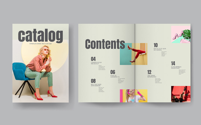 Modèle de catalogue de mode #413729 - TemplateMonster