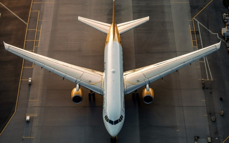 Airbus Top view stock photography 47 - TemplateMonster