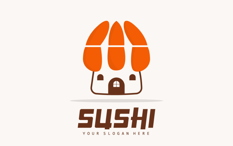 Sushi logo design simple sushi japonaisV11 - TemplateMonster