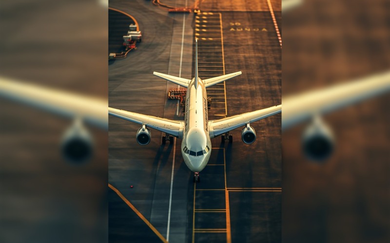 Airbus Top view stock photography 107 - TemplateMonster