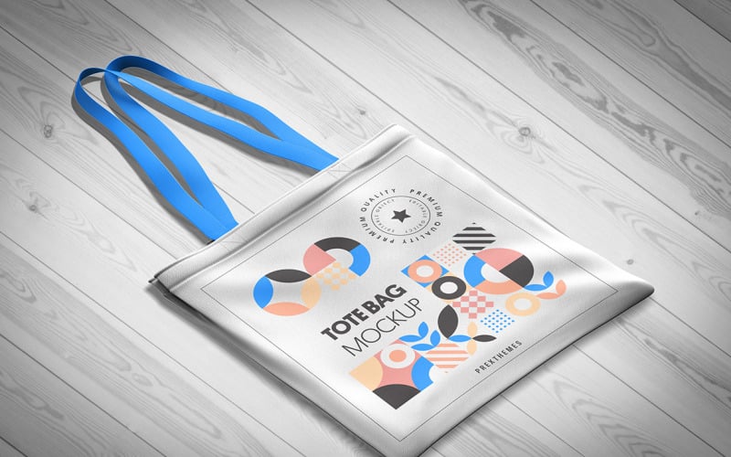 Tote Bag PSD Mockup Vol 03 #414638 - TemplateMonster