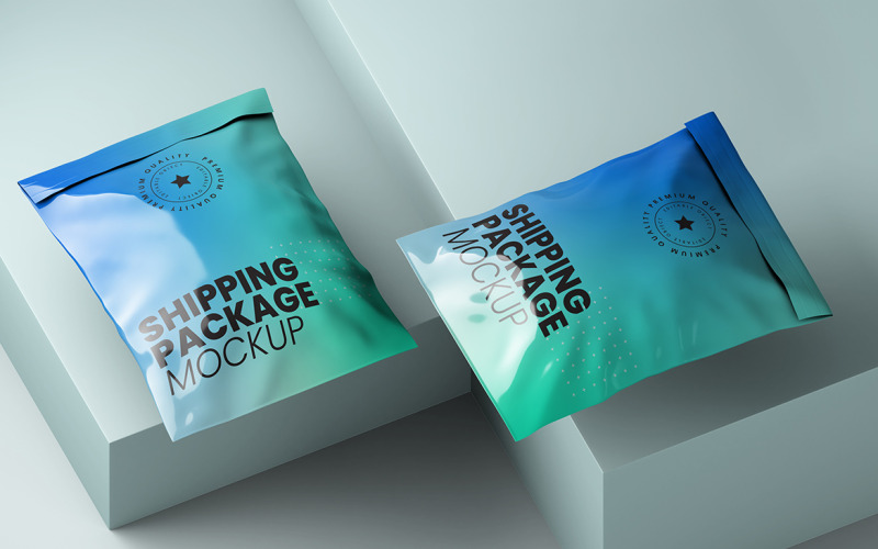Pacote de envio PSD Mockup Vol 07 #414821 - TemplateMonster