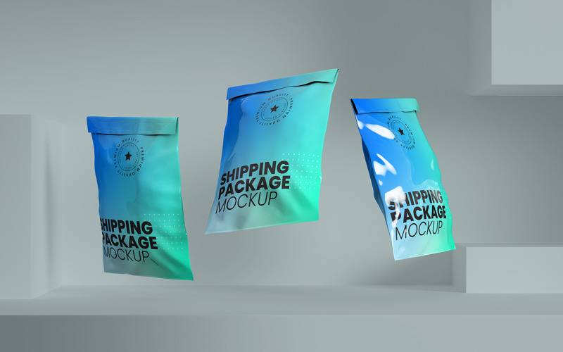 Shipping Package PSD Mockup Vol 16 #414824 - TemplateMonster