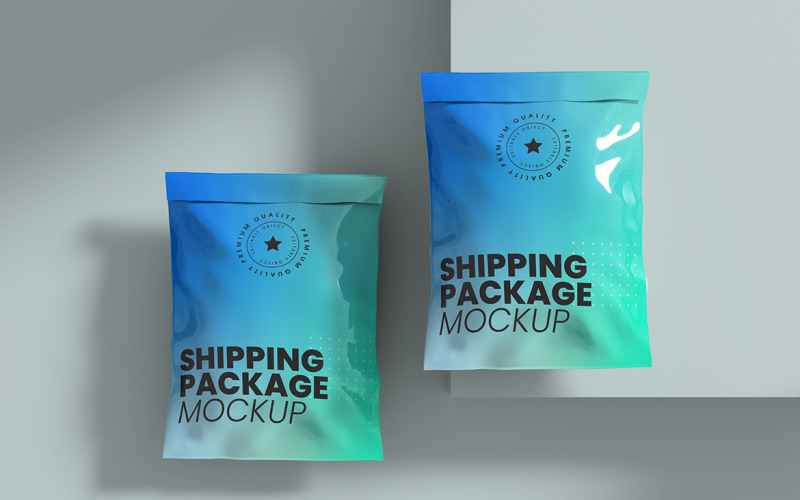 Shipping Package PSD Mockup Vol 17 #414833 - TemplateMonster