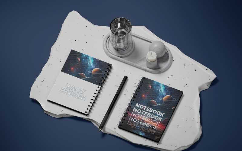 Notebook Mockup PSD Template Vol 05 #414979 - TemplateMonster