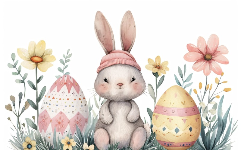 Easter Bunny Giant Colourful Huge Easter Egg Spring Flower 150