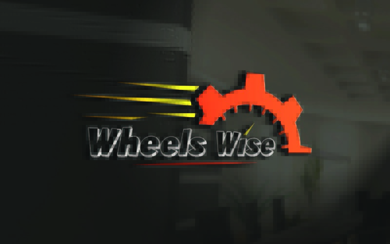 Plantilla de logotipo de rueda de coche para marcas de automóviles y ...