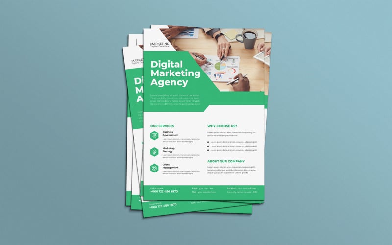 Corporate Social Responsibility Marketing Flyer