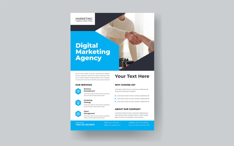 Business Success Seminar Marketing Flyer - TemplateMonster