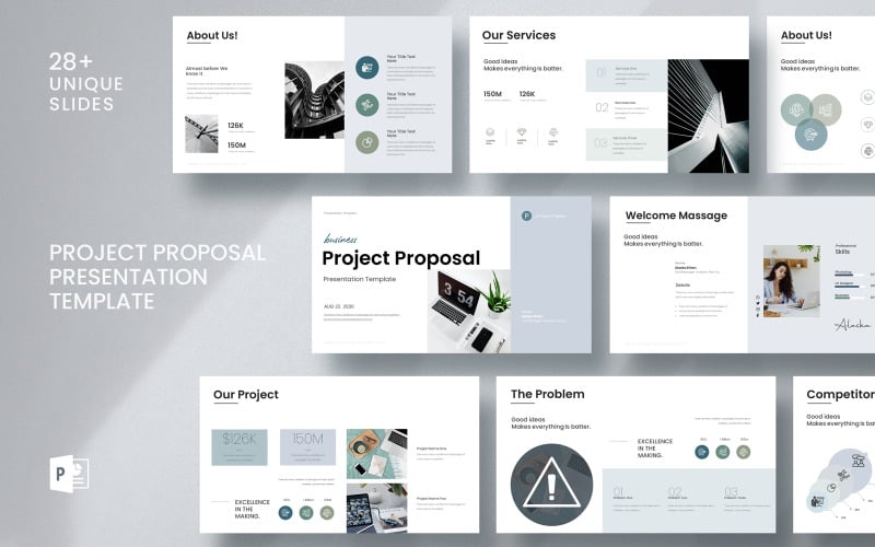 Project Proposal Presentation Template - Templatemonster