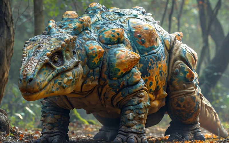 Ankylosaurus Dinosaur realistic Photography 1