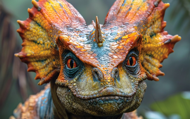 Dilophosaurus Dinosaur realistic Photography 2