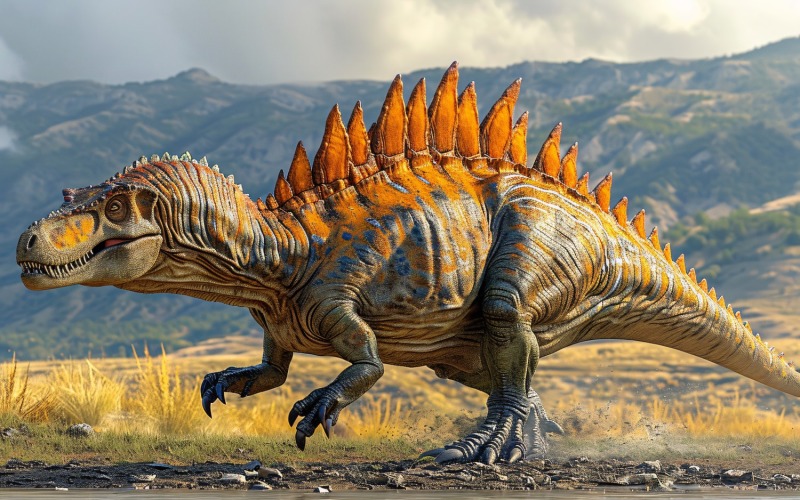 Spinosaurus Dinosaur realistic Photography 1