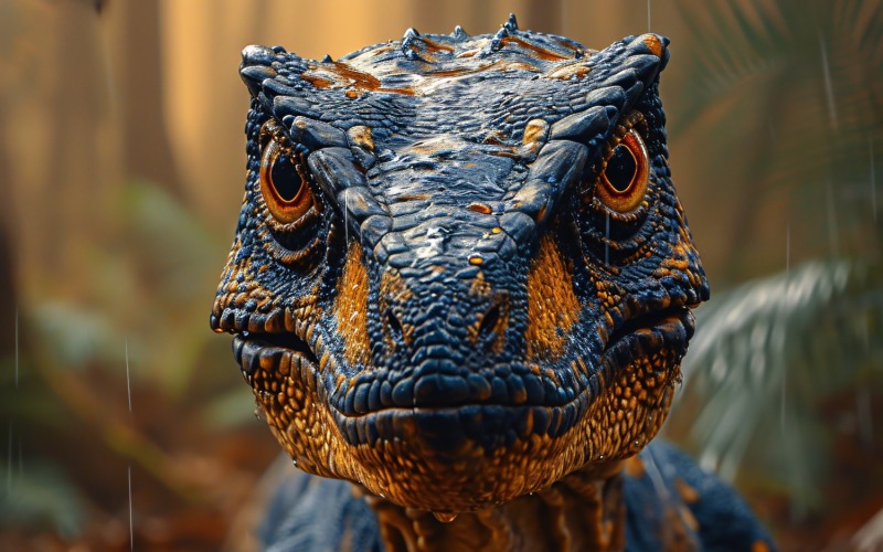 Velociraptor Dinosaur realistic Photography 1