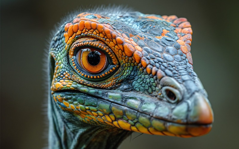 Compsognathus Dinosaur realistic Photography 2