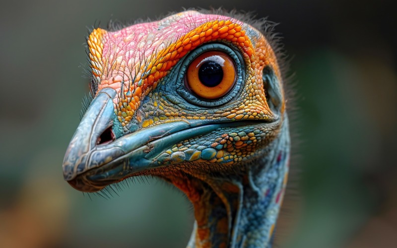 Compsognathus Dinosaur realistic Photography 3