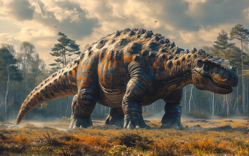 Fotografía realista del dinosaurio Camarasaurus 3