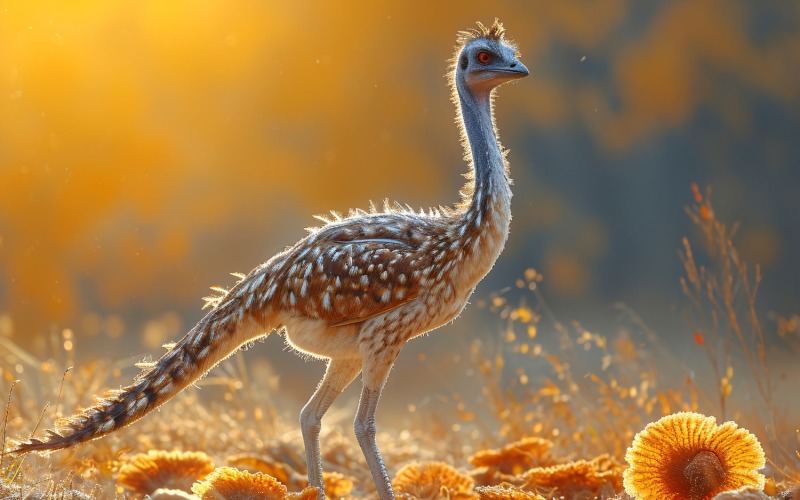 Gallimimus Dinosaur realistic Photography 1 - TemplateMonster