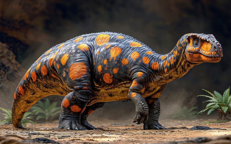 Nodosaurus Dinosaur realistic Photography 3 - TemplateMonster