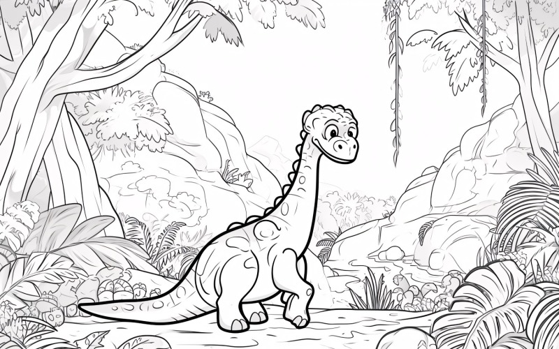 Dryosaurus Dinosaur Colouring Pages 3 - TemplateMonster
