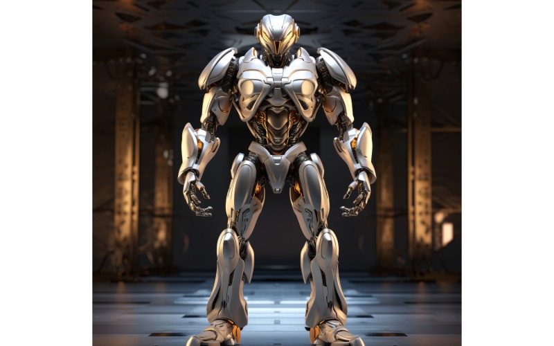 Anthropomorphic Female robot Frostpunk Portraiture 81