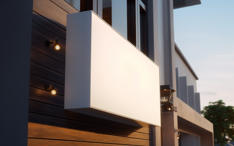 Commercial Building Signboard Mockup 344 - TemplateMonster