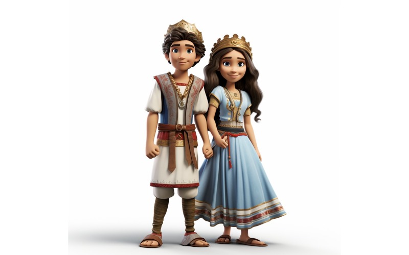 Courses du monde en couple garçon et fille en costume culturel ...