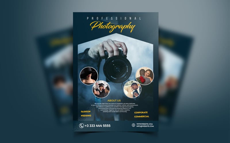 Professional Photography Flyer #421409 - TemplateMonster