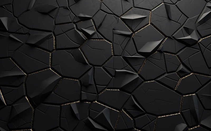 Black tiles wall pattern_dark tiles wall_dark tiles pattern, abstract ...