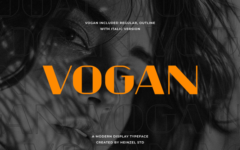 Vogan Modern Typeface Font #422580 - TemplateMonster