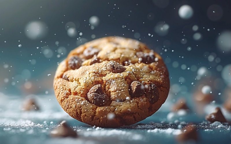 Floating Cookie Flying Chocolate chip cookies 11