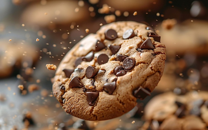 Floating Cookie Flying Chocolate chip cookies 18