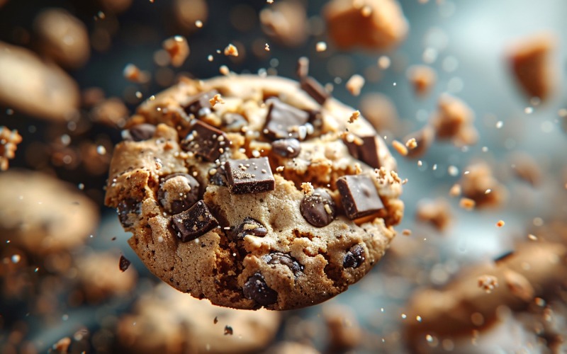 Floating Cookie Flying Chocolate chip cookies 103