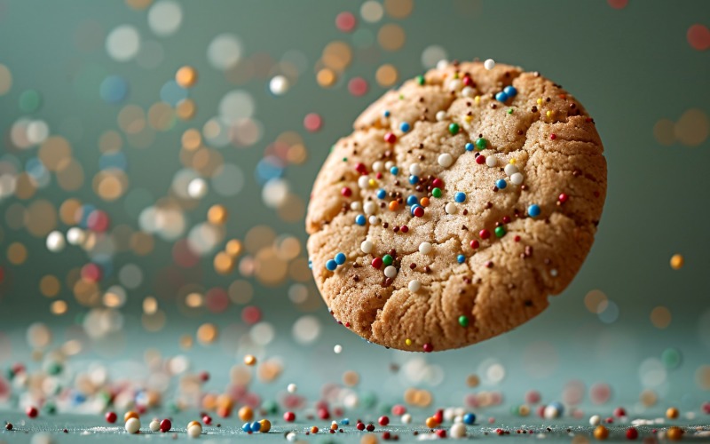 Floating Cookie Flying Chocolate chip cookies 32