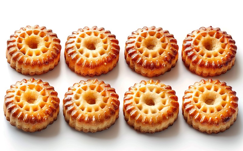 Chocolate chip cookies collage on white background 207