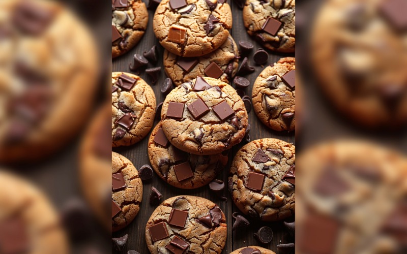 Chocolate chip cookies collage 67 #423221 - TemplateMonster