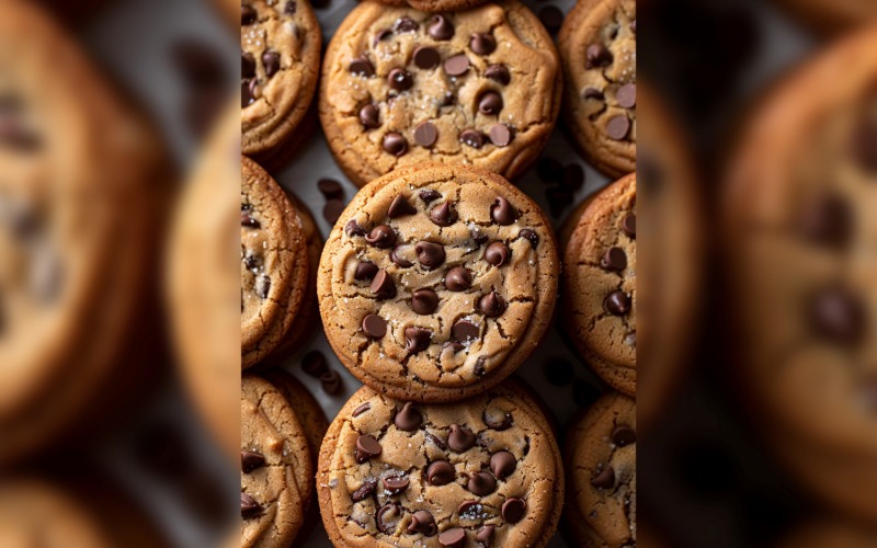 Collage de biscuits aux pépites de chocolat 68