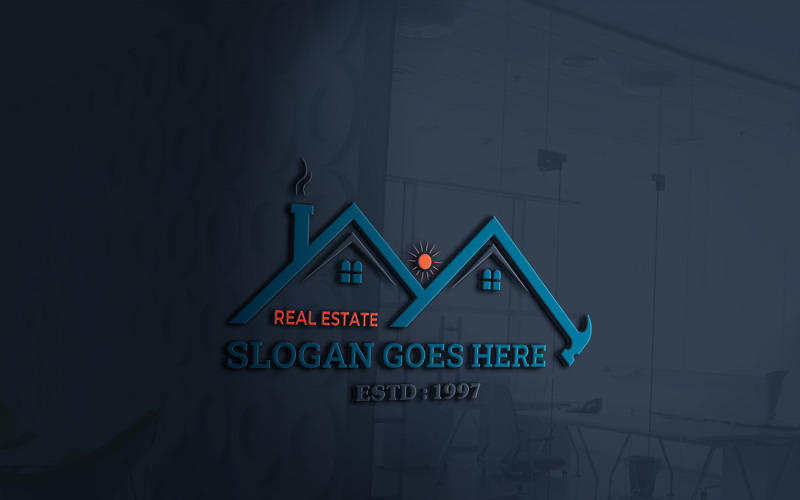 Emlak Logo Şablonu-Emlak...103 #423842 - TemplateMonster