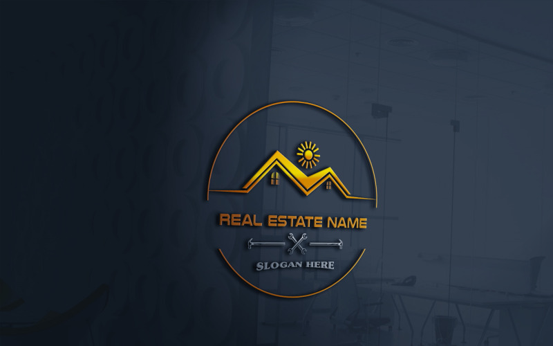 Emlak Logo Şablonu-Emlak...113 #423856 - TemplateMonster
