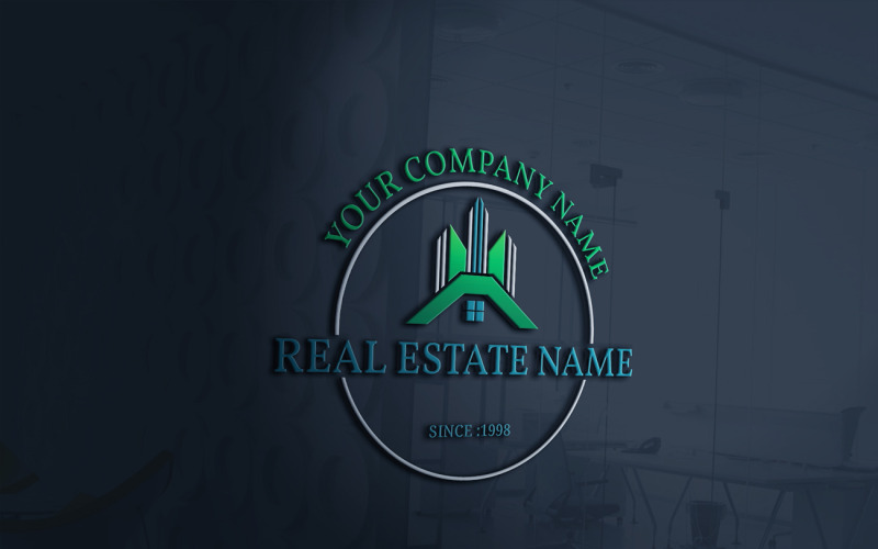 Emlak Logo Şablonu-Emlak...115 #423913 - TemplateMonster
