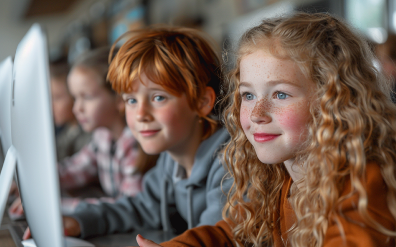 Kids Young scientists conducted experiments in school's lab 12