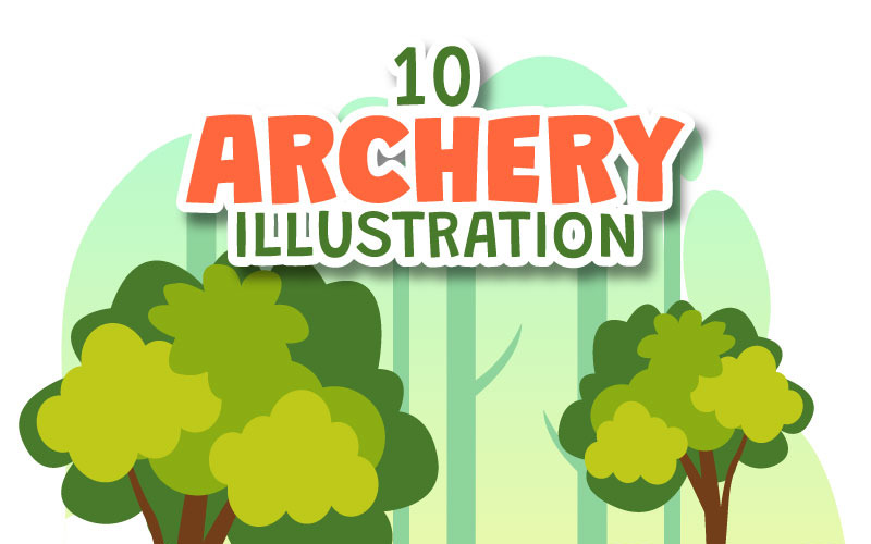 10 Archery Sport Illustration #424264 - TemplateMonster