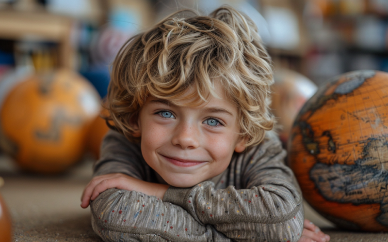 Exciting Kids Ready for Class Adventure 420 - TemplateMonster